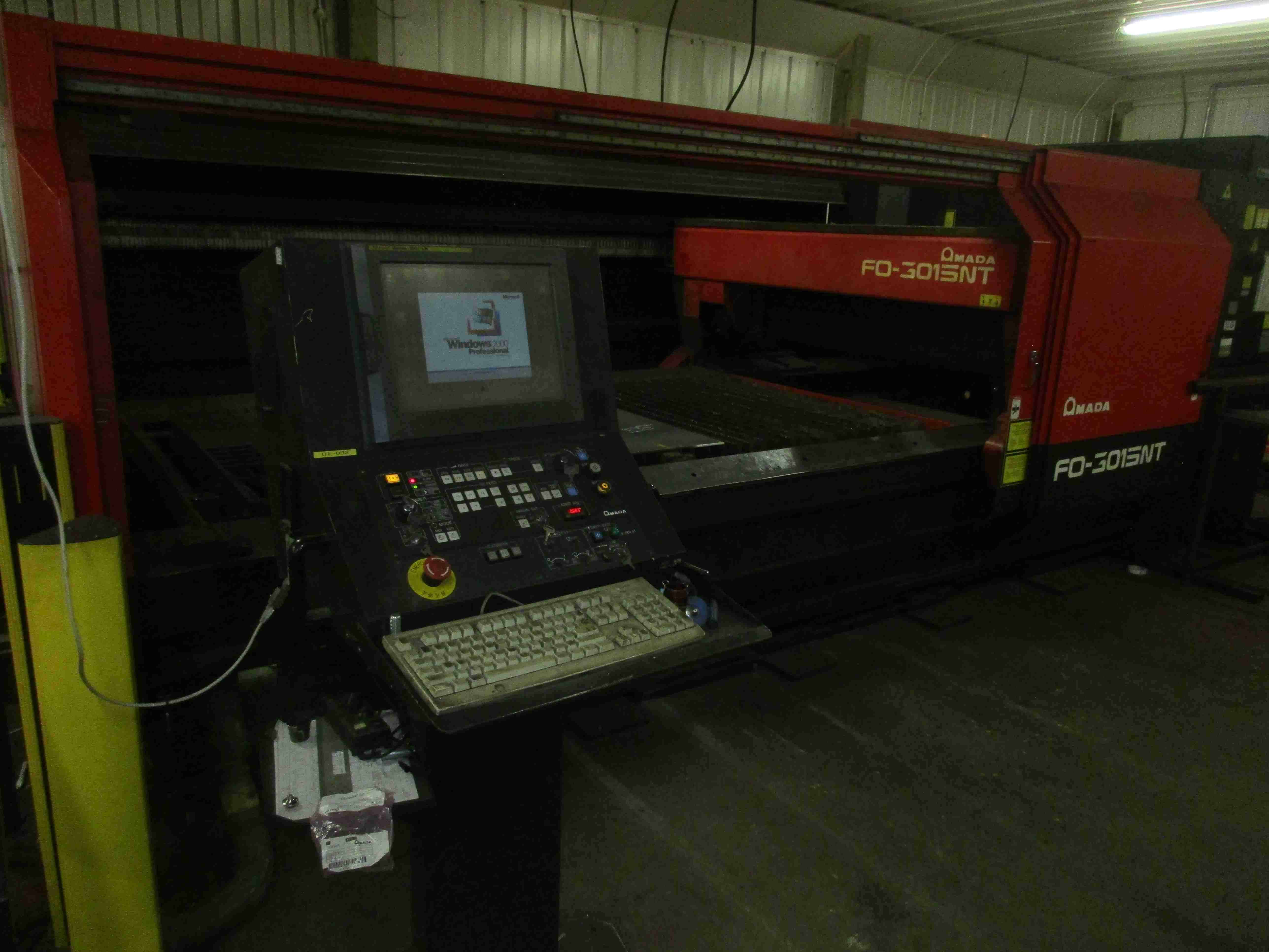 Amada F03015 Laser c02 Flat Bed Laster Cutter | Fanuc