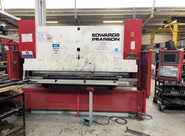 Quality used Edwards Pearson pr6 cnc pressbrake for sale
